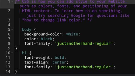 custom font code not working r neocities
