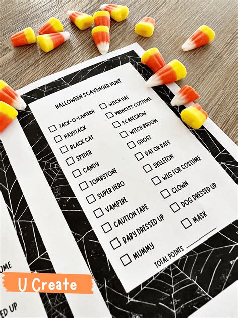 Halloween Scavenger Hunt