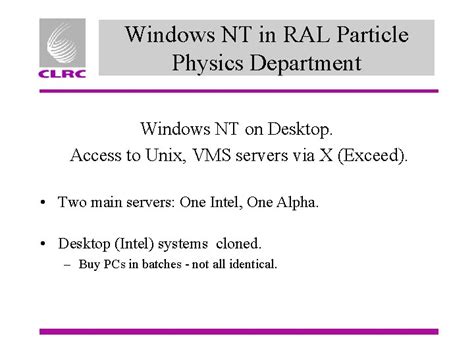 cloning windows nt systems mainly based on experiences