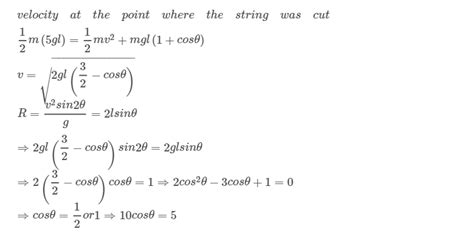q a mass is attached to one end of a mass string length l the other