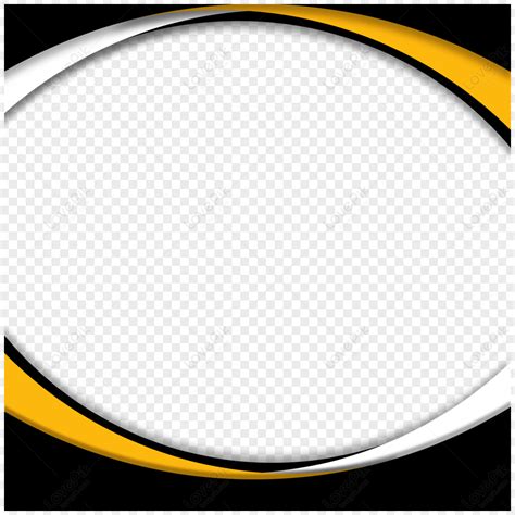 Modern Abstract Business Creative Curve Borderyellowcurved Border Png Image And Clipart Image
