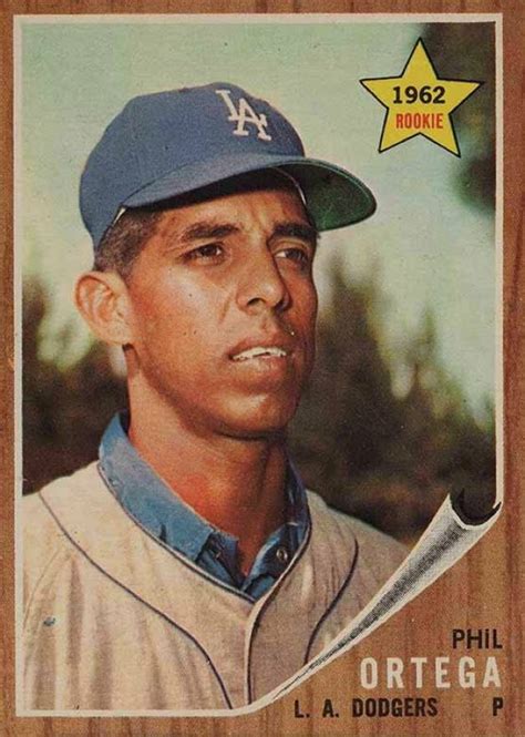 1962 Topps Phil Ortega 69 Baseball Vcp Price Guide