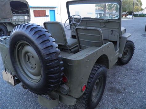 Willys M38 Flat Fender Military Jeep Classic Willys Jeep M38 1952 For