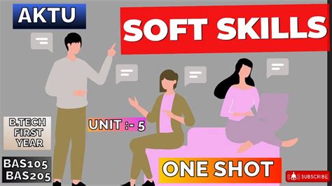 Soft Skills Unit 5 One Shot Video Full Explanation Aktu Bas105205