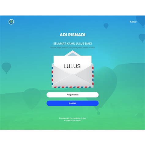 Jual Kelulusan V1 Aplikasi Kelulusan Sekolah Berbasis Web Php Codeigniter Kab Lampung