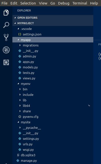 Beginners Guide Starting A Django Project In Visual Studio Code
