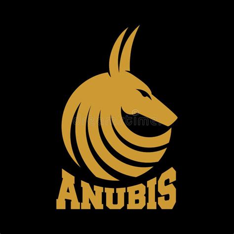 Modern Egyptian God Anubis Logo Stock Vector Illustration Of Sport