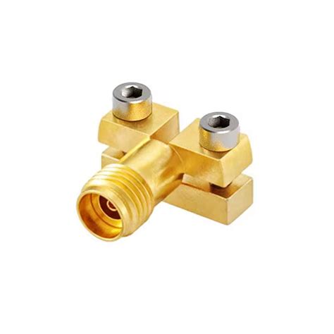Dc~50ghz 24mm Female End Launch Pcb Captive Contact Connector