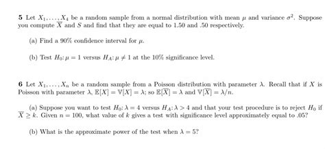 solved x1 x4 be a random sample from a normal distribution