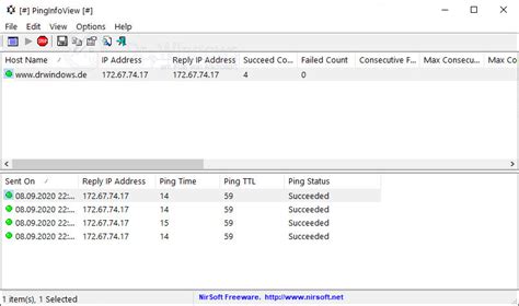 Pinginfoview Ping Test Tool Dr Windows