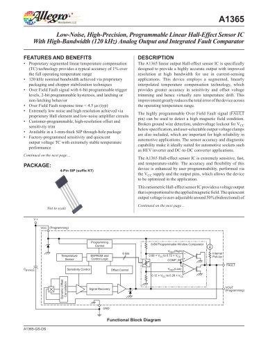 Todos Los Catálogos Y Folletos Técnicos Allegro Microsystems