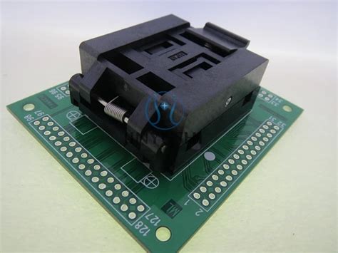 clamshell ic51 1284 1702 lqfp128 spacing 0 4mm yamaichi ic burning seat
