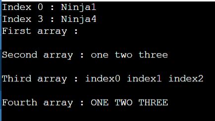 Using Arrays in Linux - Naukri Code 360