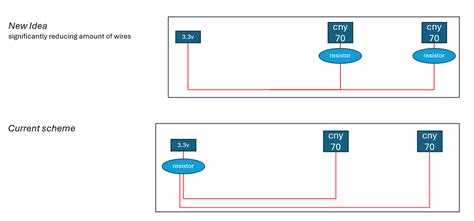 Wiring Question Multiple Cny70 Sensors In Tight Space Sensors Arduino Forum
