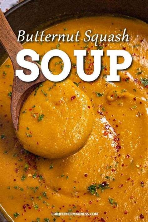 Butternut Squash Soup Recipe Chili Pepper Madness