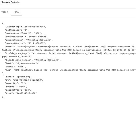 side panel json view should be same as expanded view · issue 1123