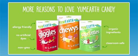 Yumearth Organic Jelly Beans Fruity Candy Snack Packs