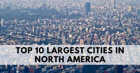 Top 10 Major Cities In America Major Cities And Towns In North America