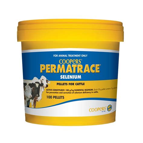 Permatrace Selenium Pellets For Cattle Coopers Animal Health Supplies
