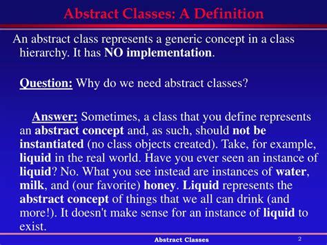 Ppt Abstract Classes Powerpoint Presentation Free Download Id3848745