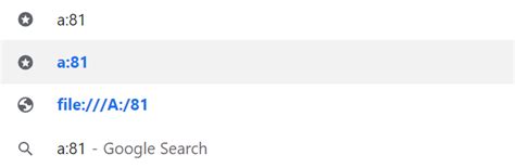webserver force chrome to open urls as urls instead of searching