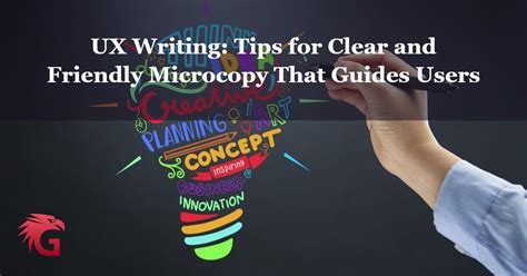UX Writing Tips For Clear And Friendly Microcopy That Guides Users Graphic Eagle