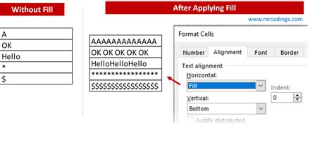 MS EXCEL Advanced Horizontal And Vertical Alignment Setting Justify Alignment In Excel
