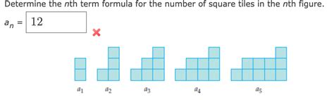 Solved Determine The Nth Term Formula For The Number Of Chegg