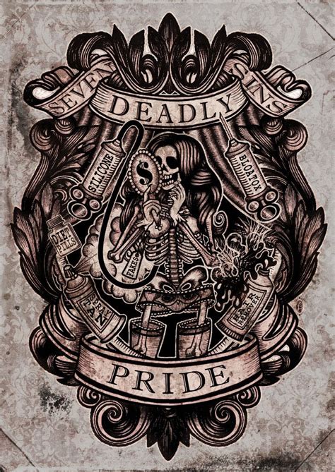 Pride Seven Deadly Sins 7 Deadly Sins Tattoo Seven Deadly Sins