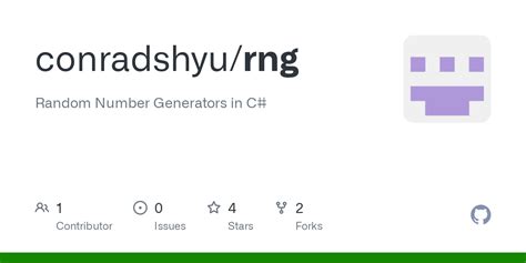 Github Conradshyu Rng Random Number Generators In C