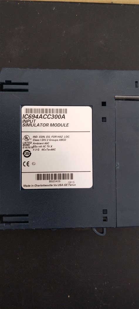 IC694ACC300A GE FANUC Input Simulator Module Panels And Parts Shopping