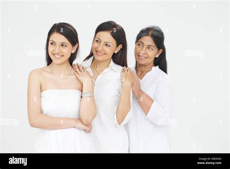Three Generation Of Women Stock Photo Alamy