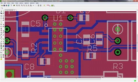 eaglecad overlap error in eagle cad electrical engineering stack