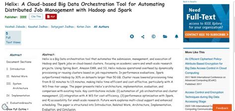 research bigdata hadoop spark cloudcomputing dataengineering