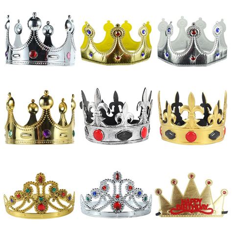 Headband Prince King Princess Headdress Crown Headband Emperors