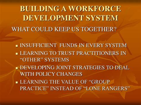 Ppt Building A Workforce Development System Powerpoint Presentation