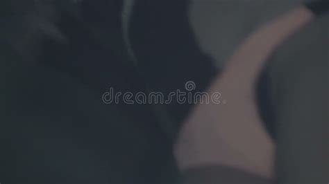 Gogo Dancer In Bikini Dancing In Nightclub Low Angle Stock Footage