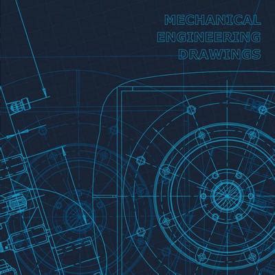 Mechanical Blueprint Vector Art Icons And Graphics For Free Download
