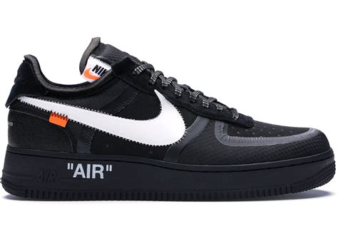 Nike Air Force 1 Low Off White Black White Mens Ao4606 001 Us
