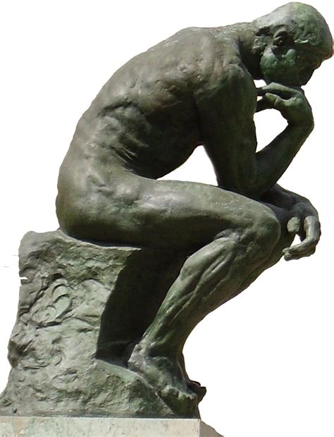 The Thinker Statue Png Musée Rodin 1200x1600 Png Download