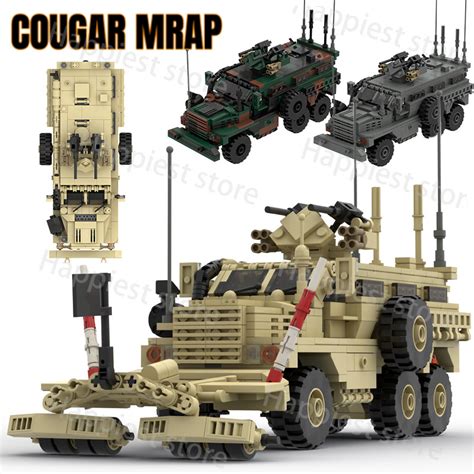 Jual Moc Us Military Truck Cougar Mrap Vehicals Building Blocks Special