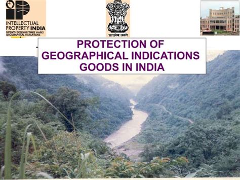 Protection Of Geographical Indications Goods In India Ppt
