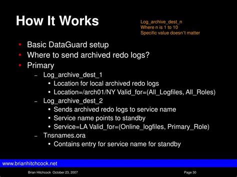 Ppt Oracle Dataguard Concepts And Architecture Powerpoint Presentation Id383891