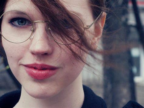 Glasses Brunette Smiling Face Closeup Women Wallpapers Hd Desktop And Mobile Backgrounds