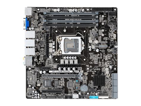 Asus Ws C246m Pro Se Intel C246 Motherboard Lga 1151 Za
