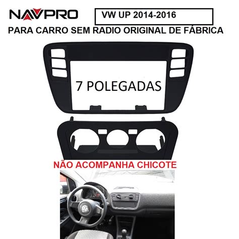 Vw Up 14 21 Moldura E Chicotes Para Instalação De Central Multimídia 7 Navpro Caska Navpro