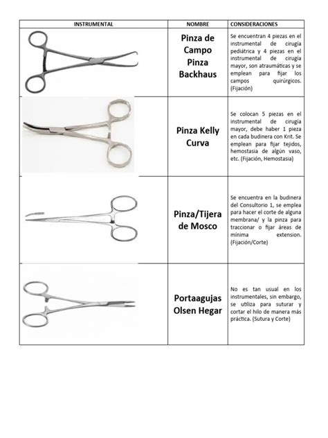 Instrumental Ceye Pdf Cirugía