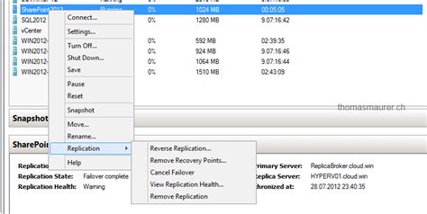 Hyper V Replica The Game Changer Thomas Maurer