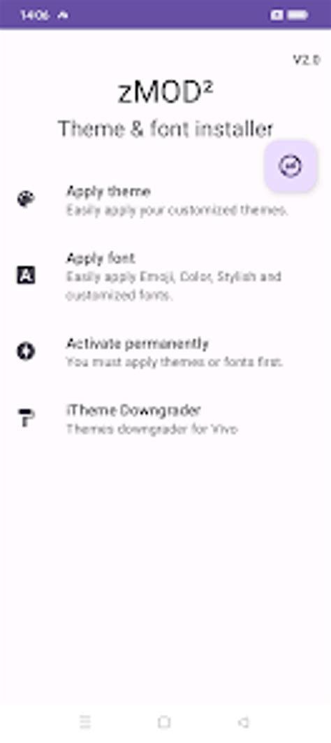zMOD² Theme Font Installer for Android Download