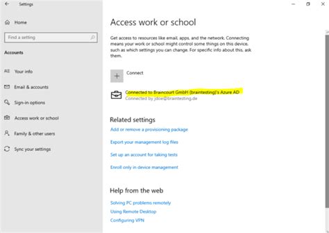 Enroll Windows Computer Into Microsoft Intune